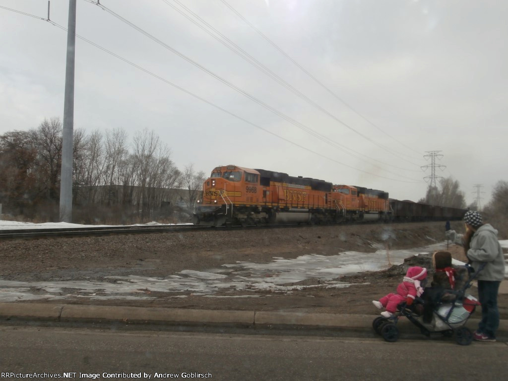 BNSF 9968 + 9847